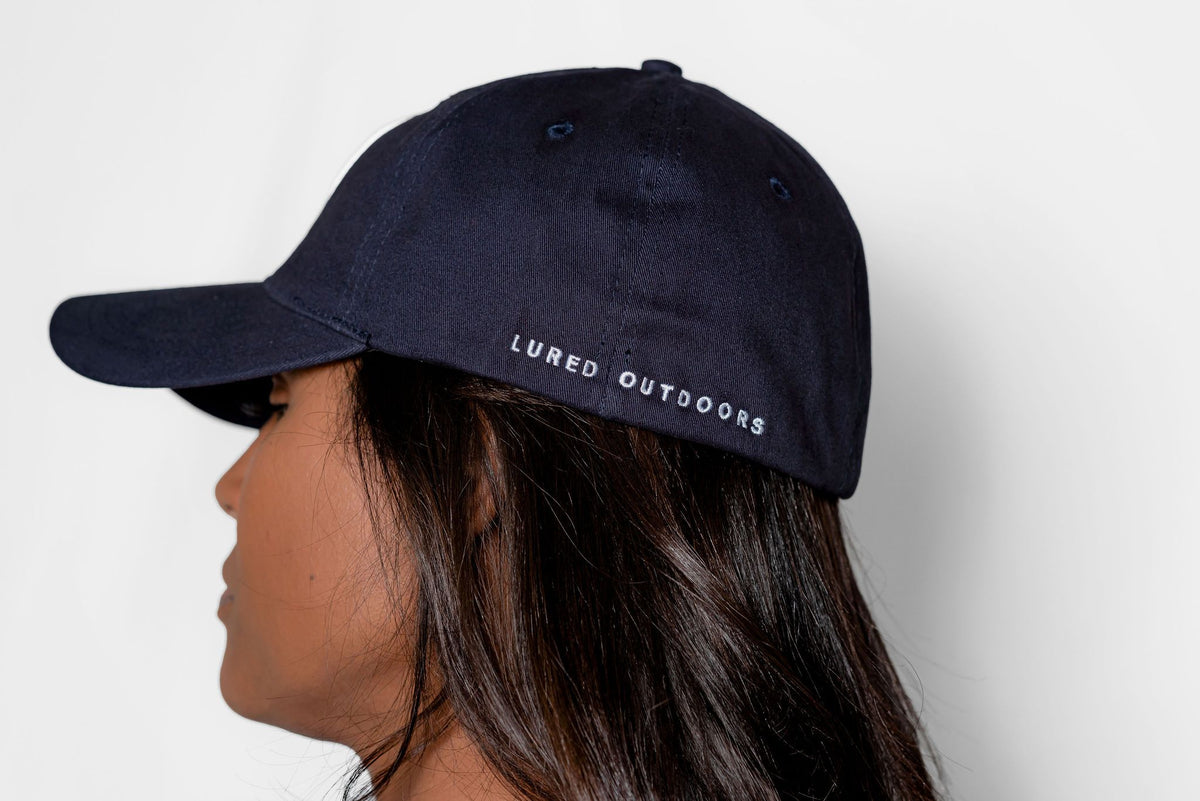 Navy Flexfit Cap – Lured Outdoors